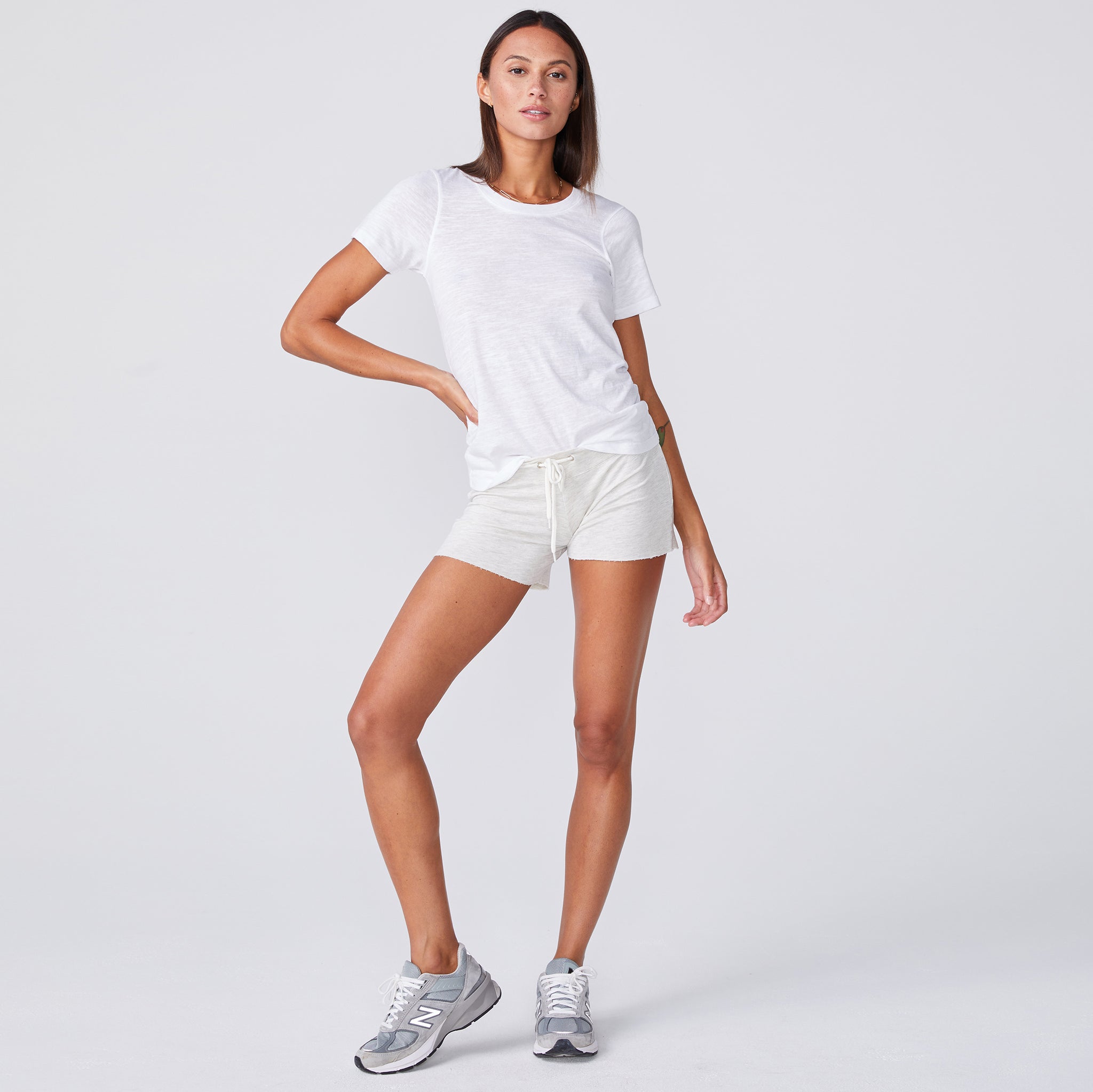 Supersoft Vintage Ash Shorts – MONROW